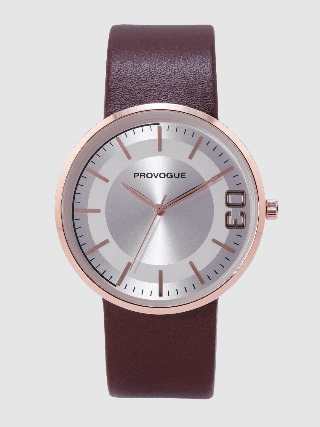 Buy Provogue Men Silver Toned Analogue Watch PRV 13R - Watches for Men ...