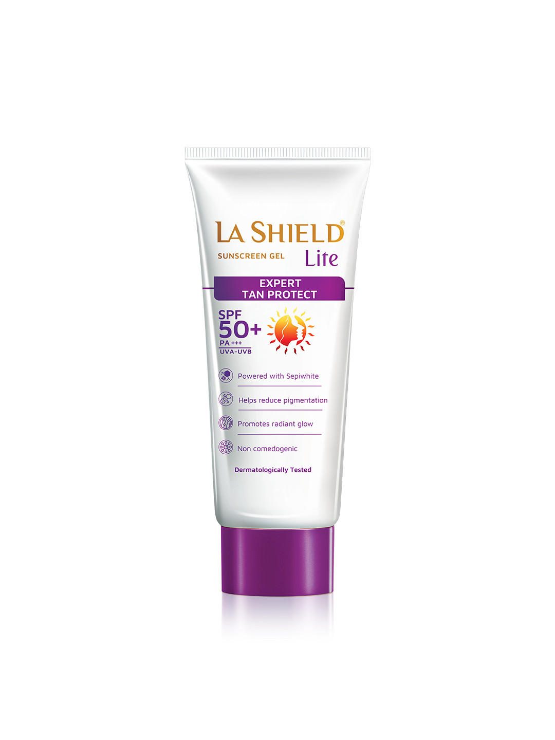Buy La Shield Lite SPF 50+ & PA+++ Anti Tanning Sunscreen Gel 50 G ...