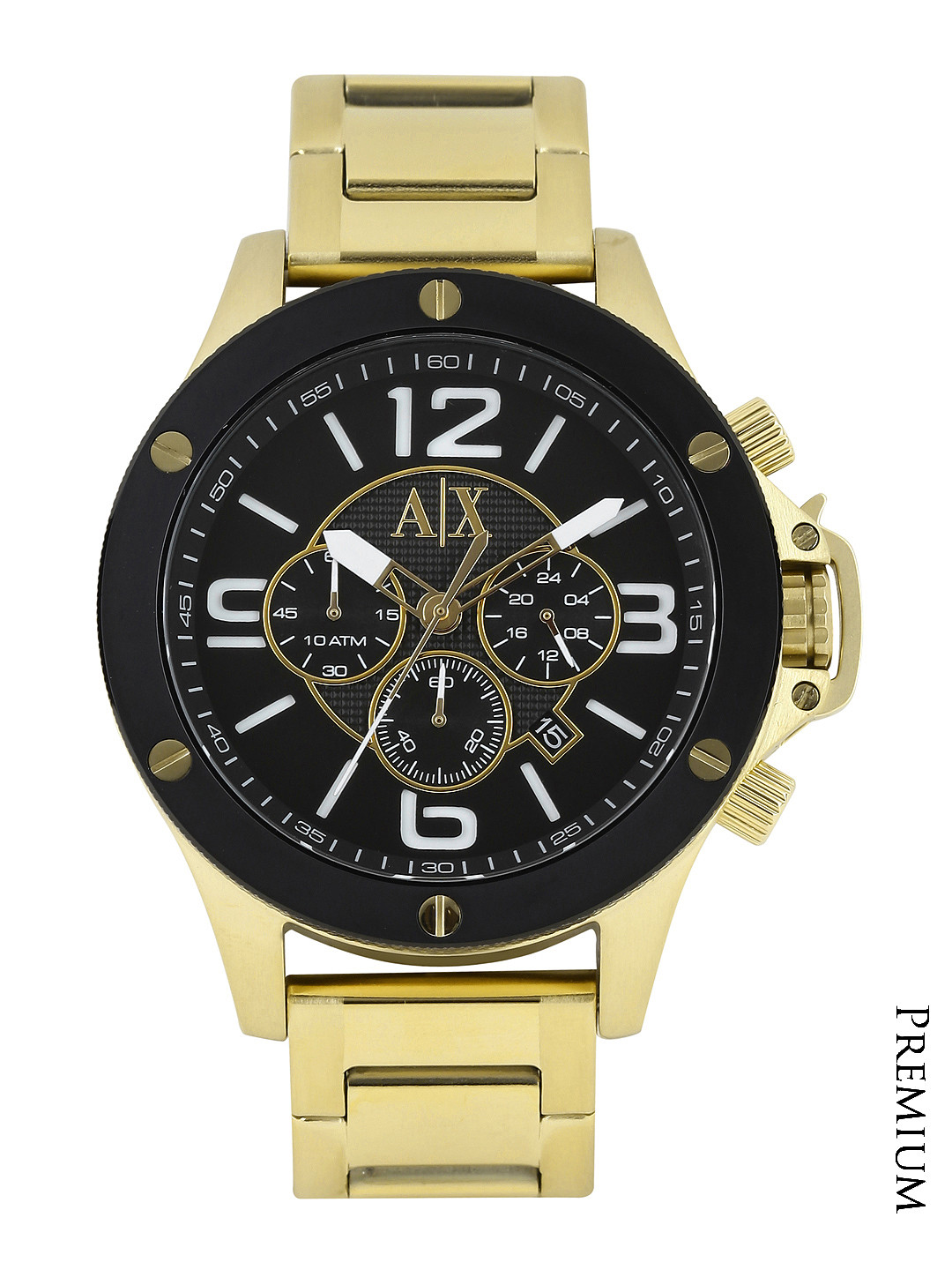 Buy Armani Exchange Men Black Dial Chronograph Watch AX1511 - Watches ...