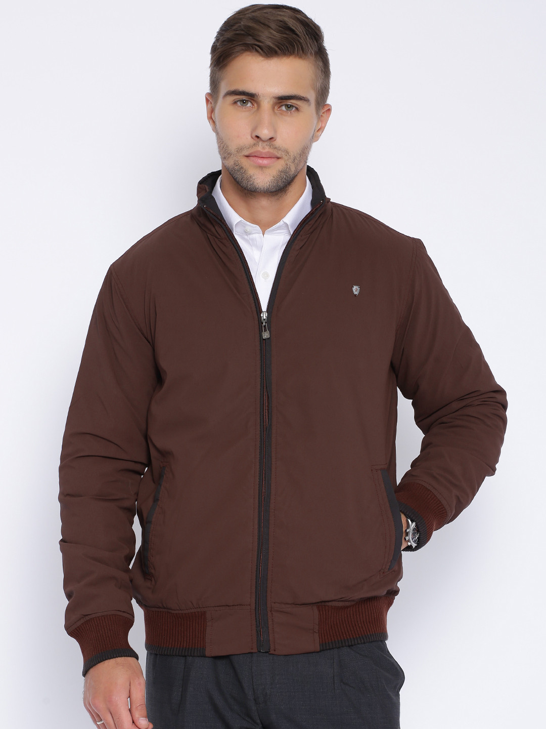 Buy Raymond Maroon Jacket - Jackets for Men 1296727 | Myntra