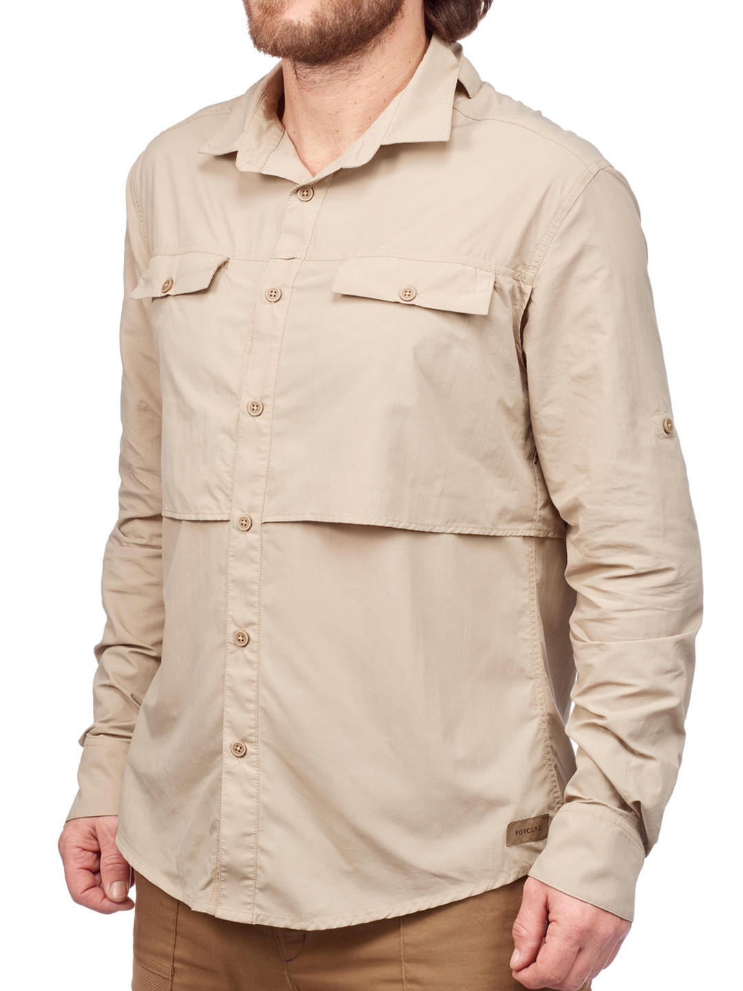 Buy FORCLAZ By Decathlon Men Ful Sleeve Ventilated Desert Hiking And ...