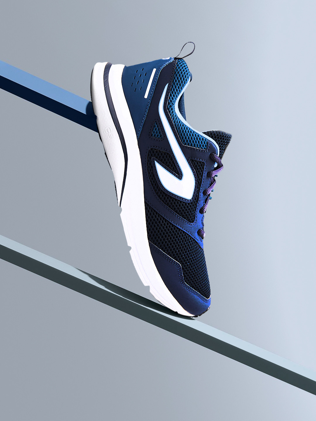 Buy Kalenji By Decathlon Men Navy Blue Mesh Running Shoes - Sports ...