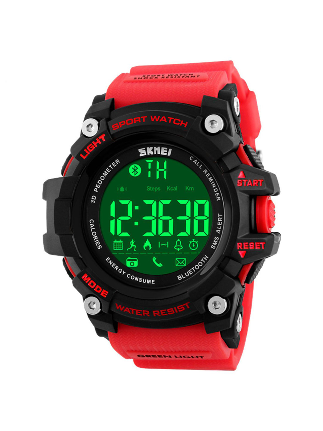 Buy Skmei Men Red Digital Watch 1227 - Watches for Men 13023990 | Myntra