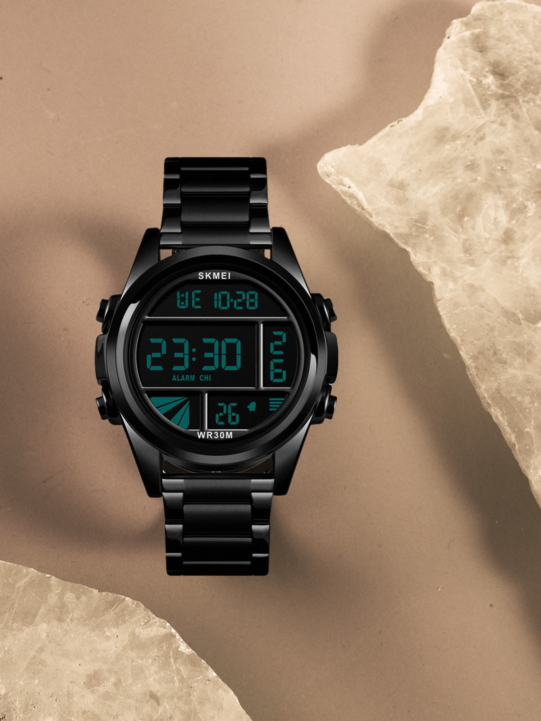 Buy Skmei Men Black Digital Multifunction Watch 1448 - Watches for Men ...