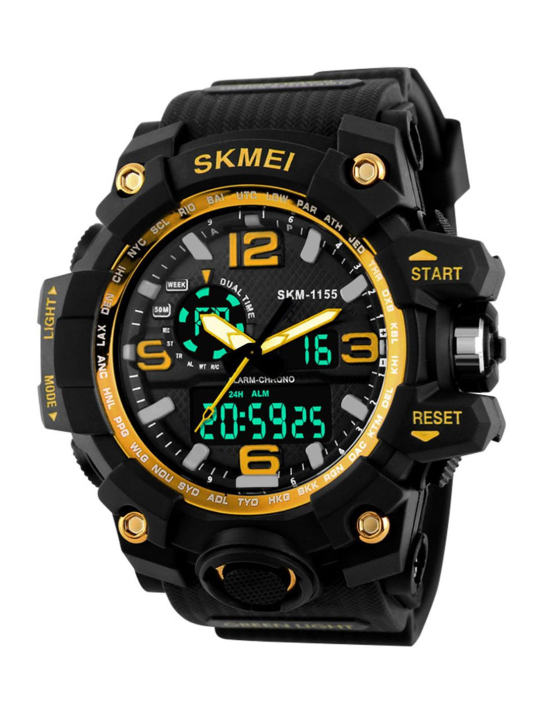 Buy Skmei Men Black Analogue And Digital Watch 1155 - Watches for Men ...