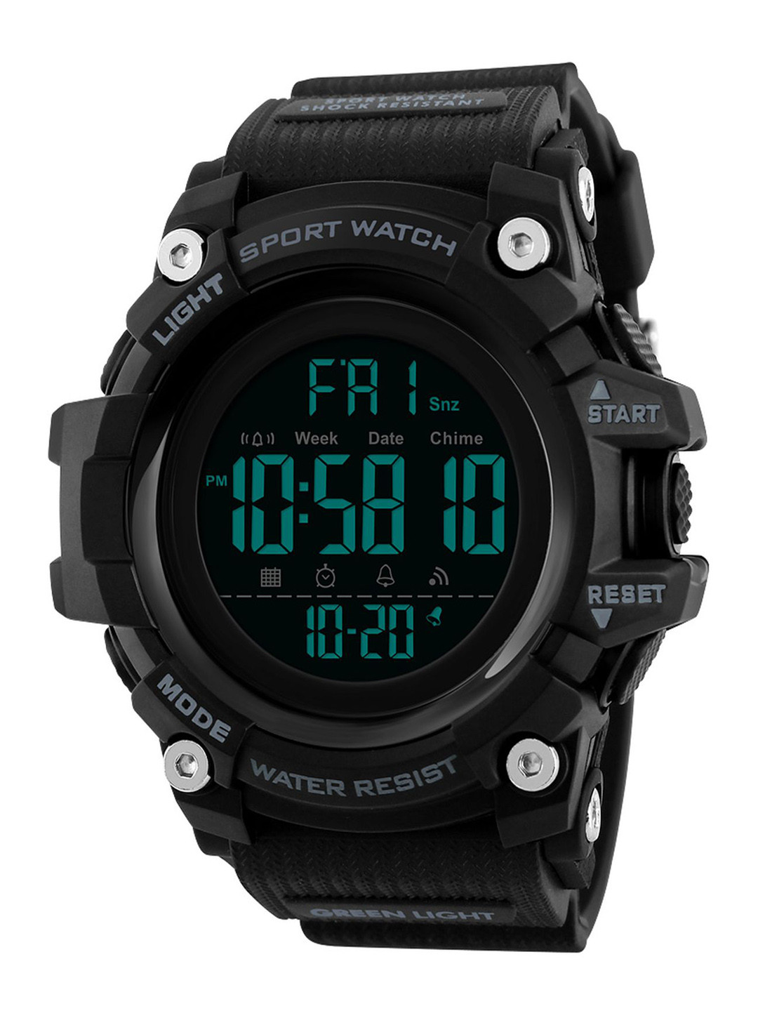 Buy Skmei Men Black Digital Watch 1384 - Watches for Men 13024304 | Myntra