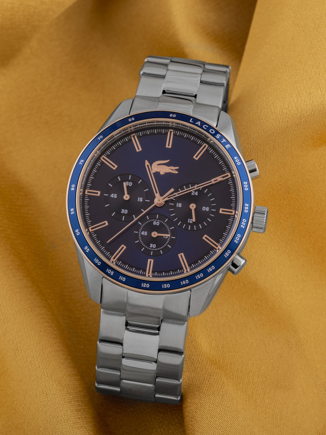 Buy Lacoste Men Blue Boston Chronograph Watch 2011081 - Watches for Men ...