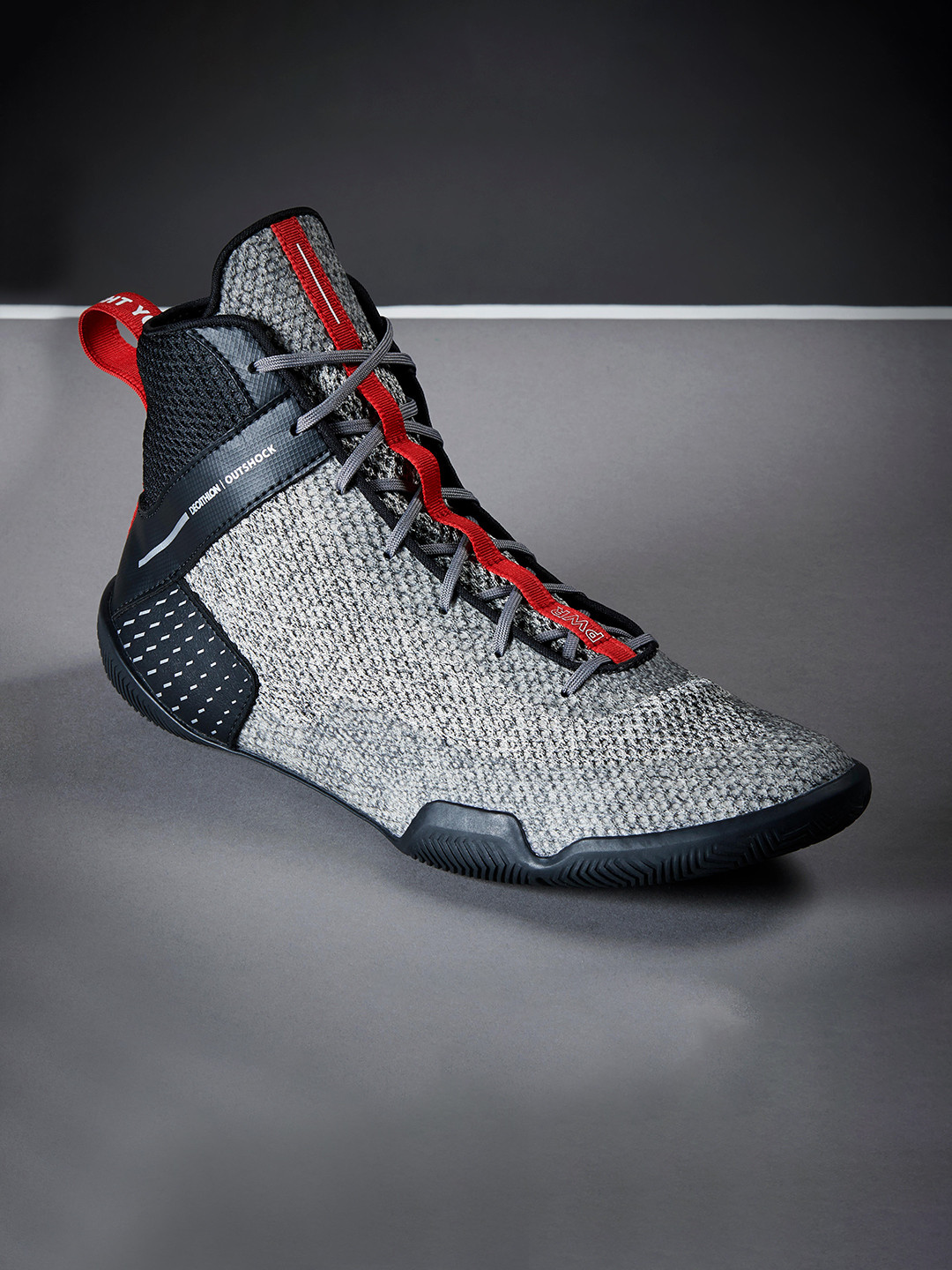 Buy OUTSHOCK By Decathlon Unisex Grey Lightweight Flexible Boxing Shoes ...