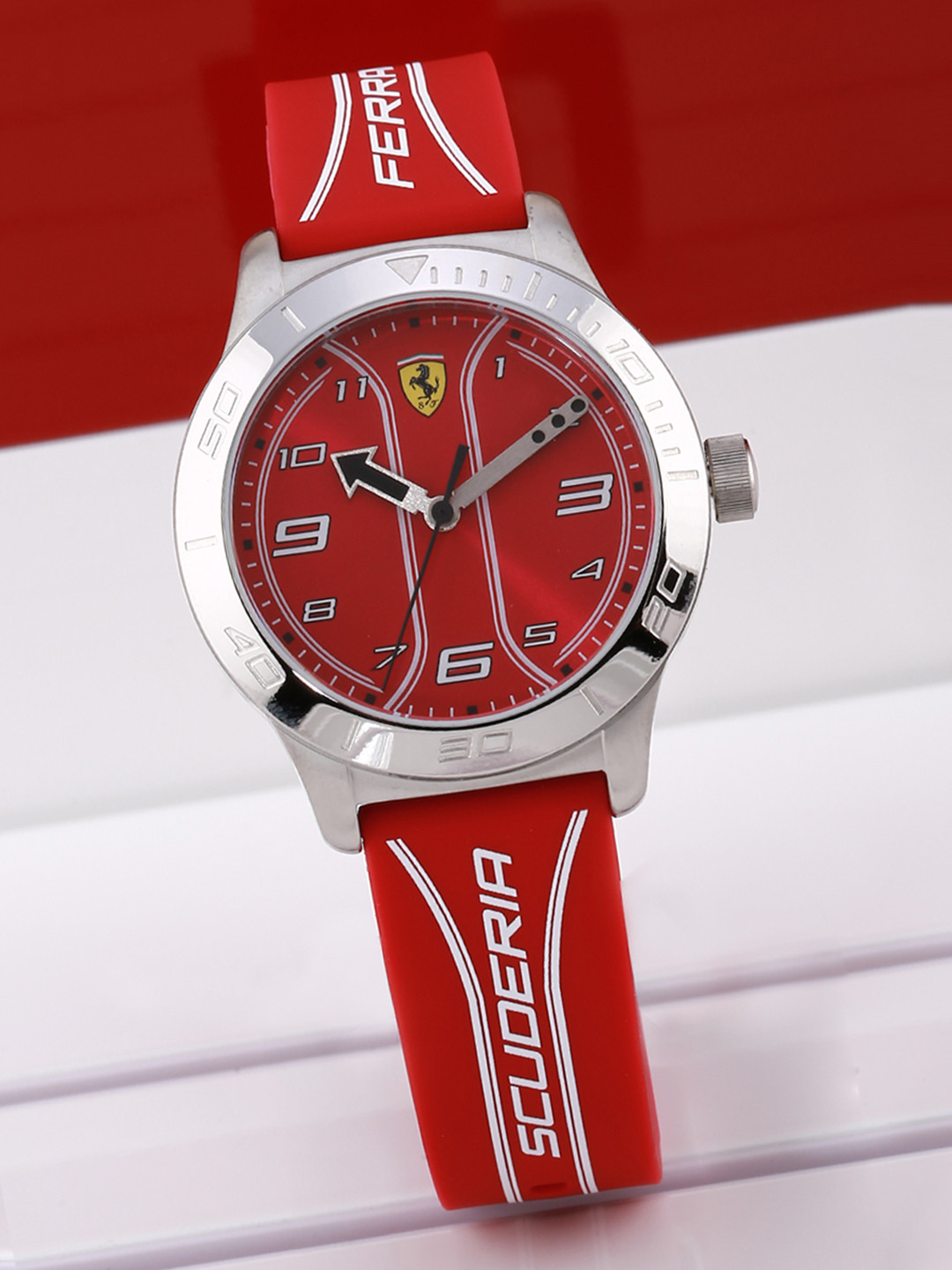Buy SCUDERIA FERRARI Men Red Analogue Watch - Watches for Men 13061282 ...