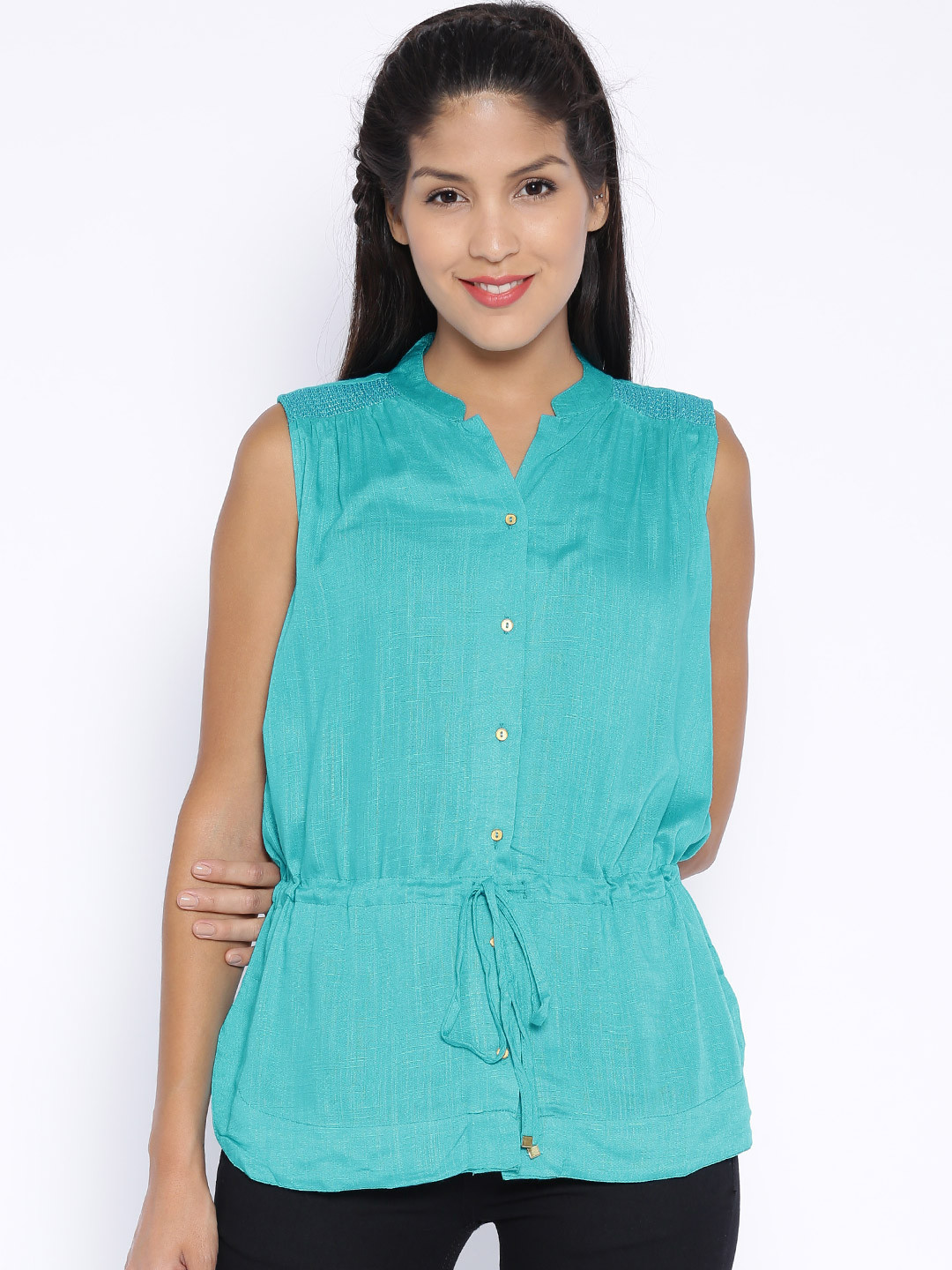 Buy 109 F Turquoise Blue Top - Tops for Women 1308169 | Myntra