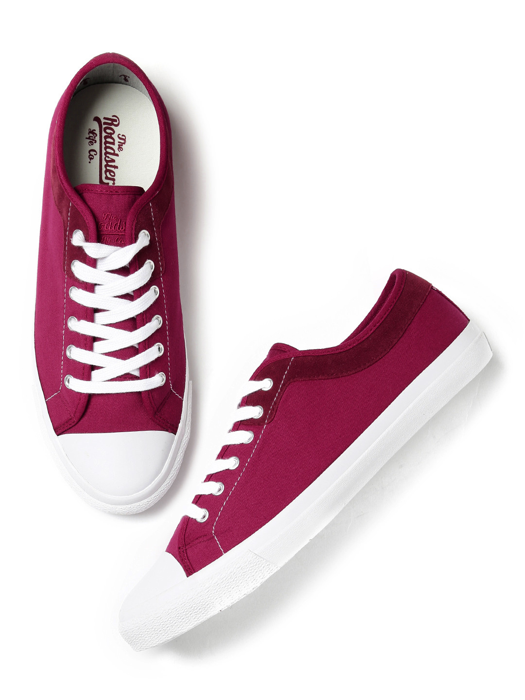 Buy Roadster Men Maroon Sneakers - Casual Shoes for Men 1309070 | Myntra