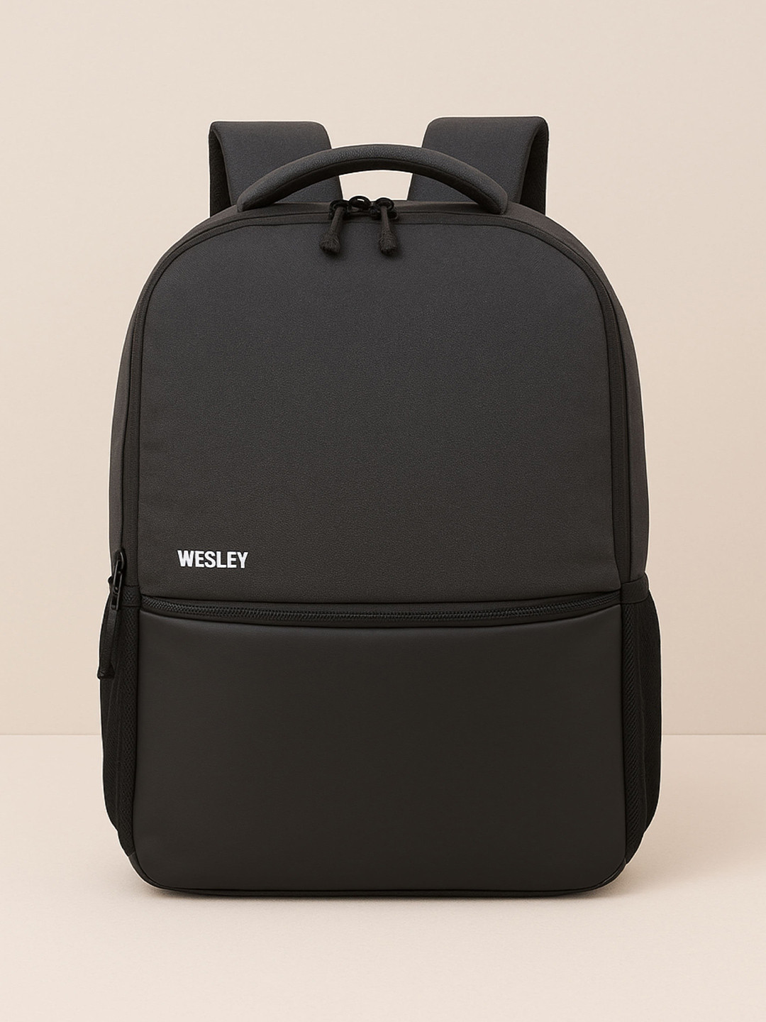 Buy Wesley Unisex Black Solid Laptop Bag - Backpacks for Unisex ...