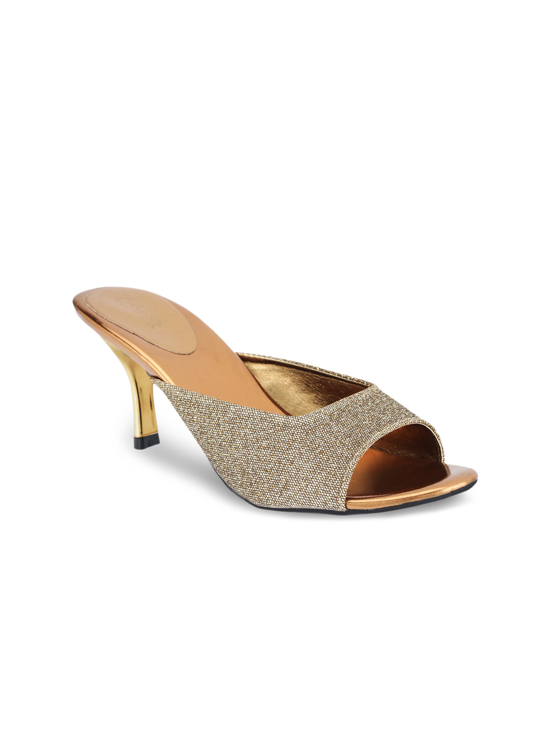 Buy Catwalk Women Bronze Toned Heels - Heels for Women 1313589 | Myntra