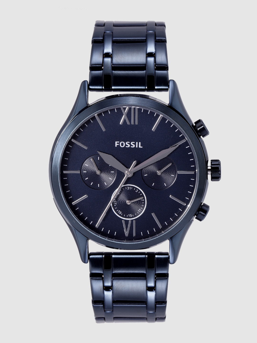 Buy Fossil Men Navy Blue Analogue Watch BQ2403 - Watches for Men ...