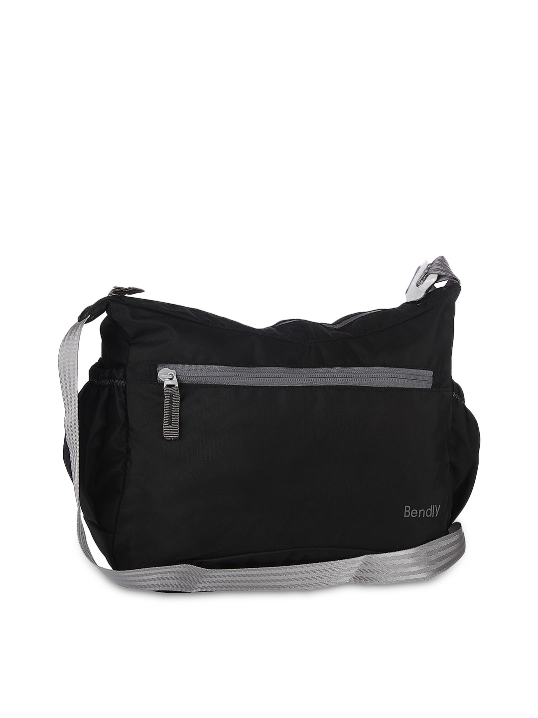 Buy Bendly Unisex Black Messenger Bag - Messenger Bag for Unisex ...
