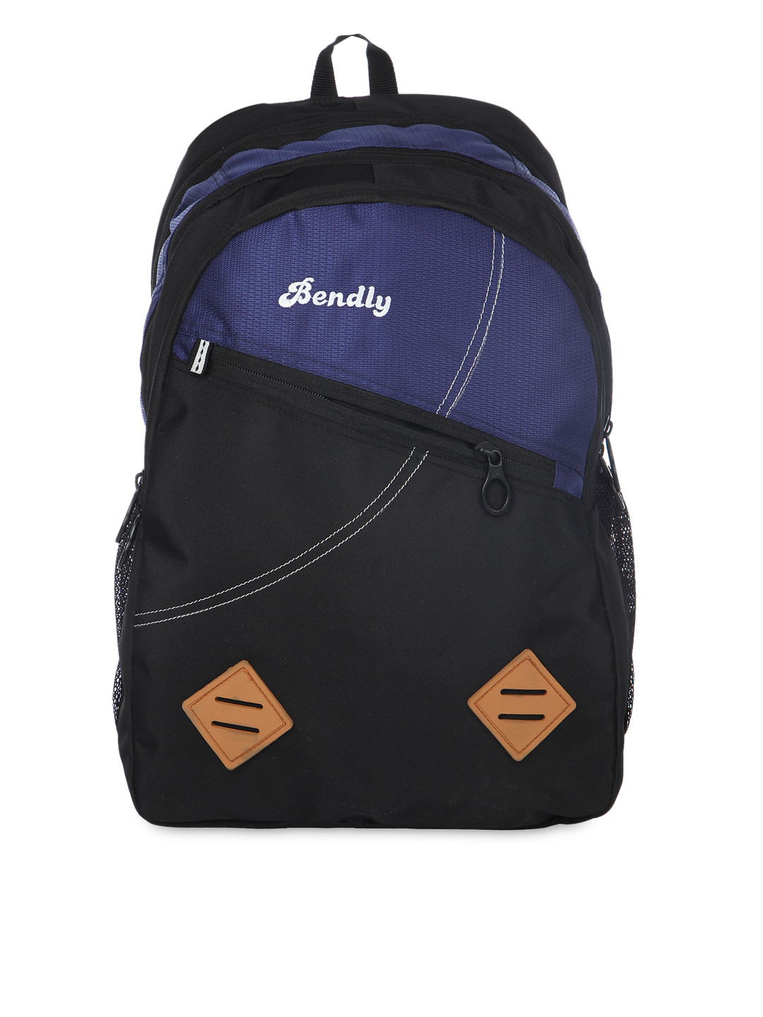 Buy Bendly Unisex Blue & Black Backpack - Backpacks for Unisex 1316864 ...