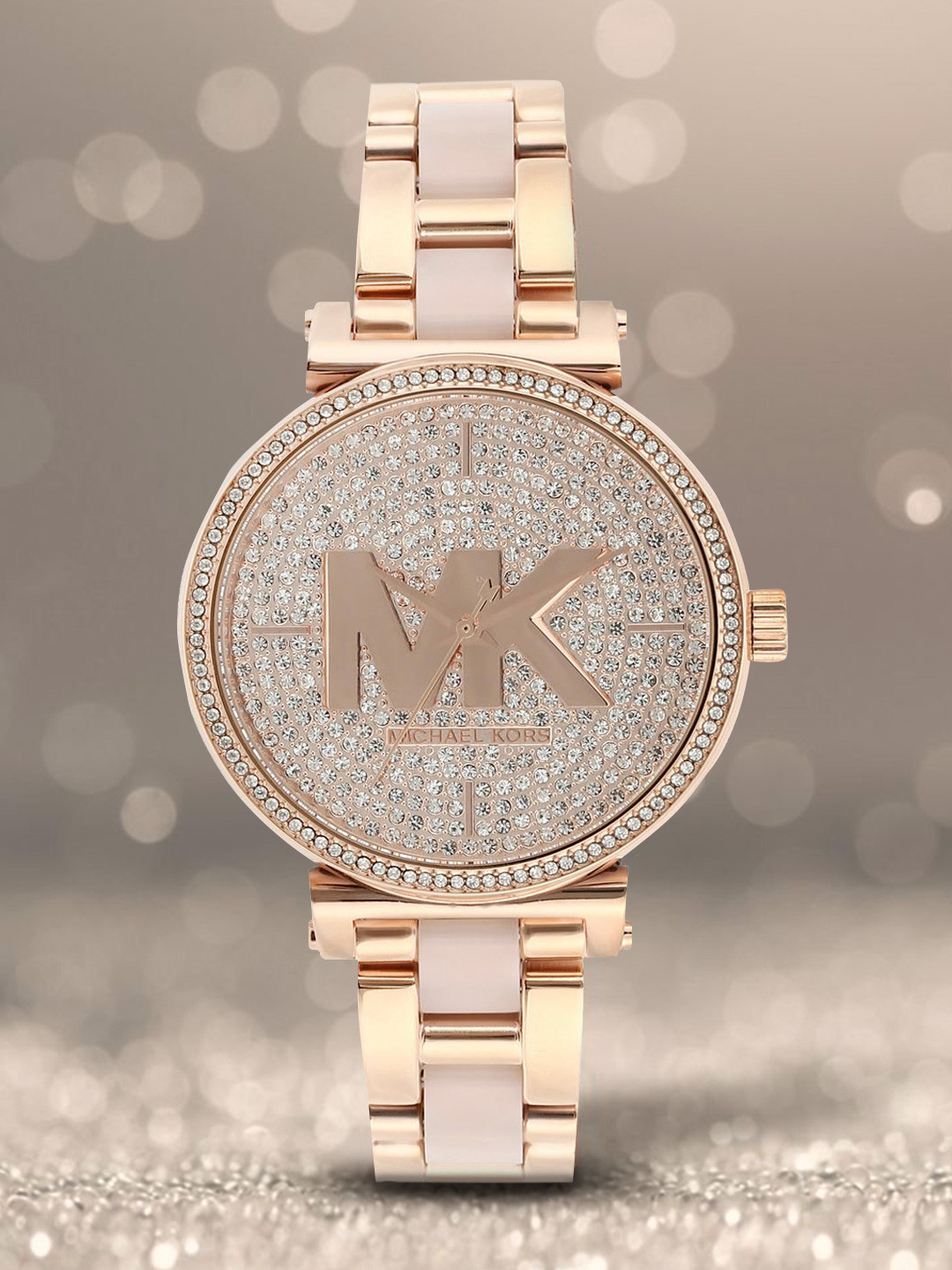 Buy Michael Kors Women Rose Gold Analogue Watch MK4336 - Watches for ...