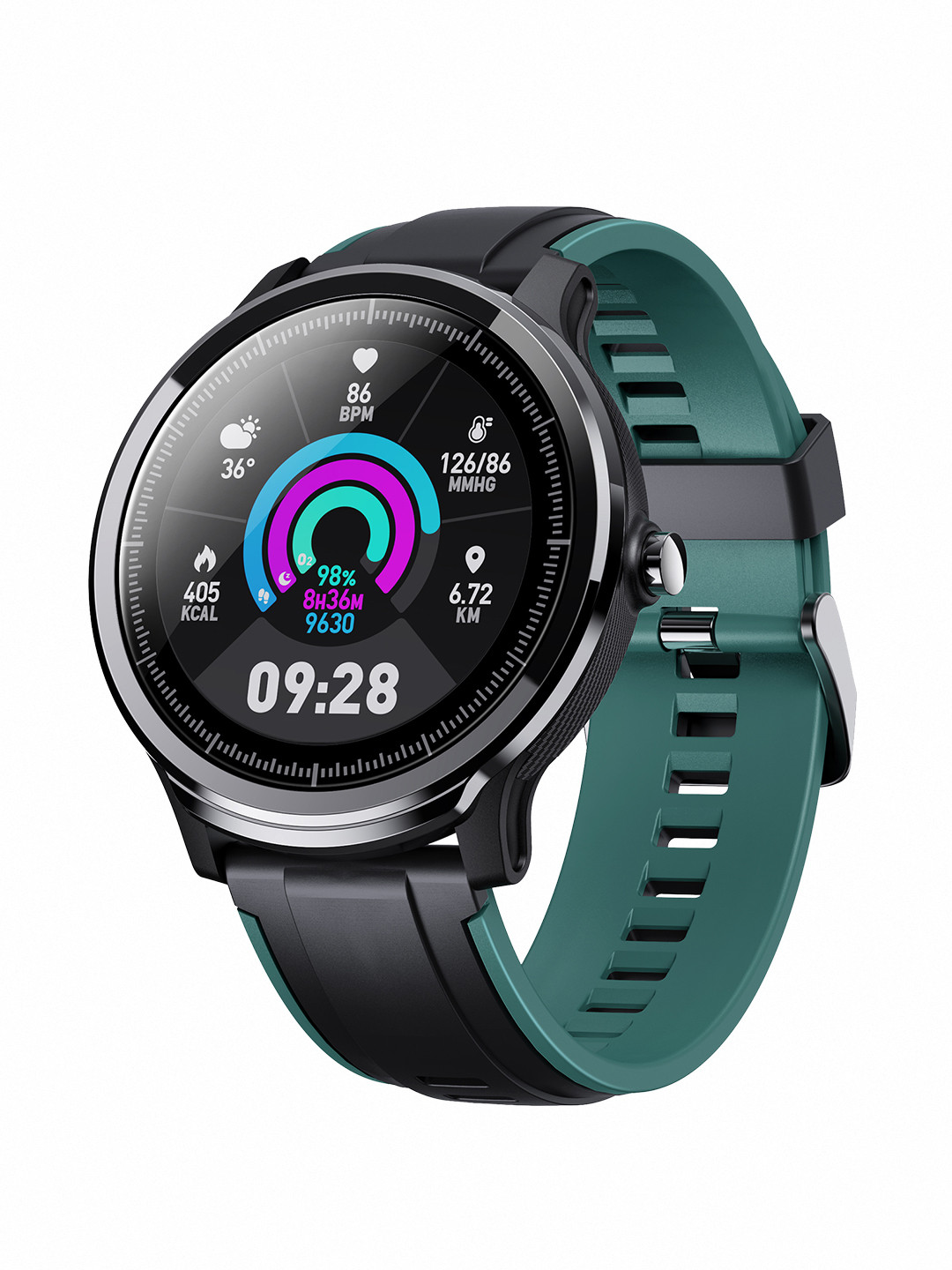 Buy CrossBeats Unisex Black Activity Tracker Sensor Digital Smartwatch ...