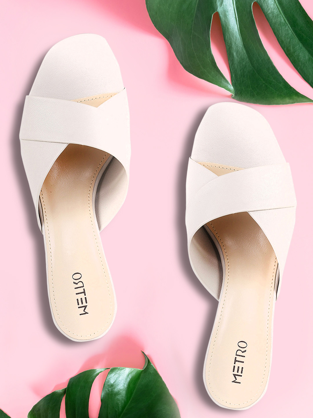 Buy Metro Women Grey Solid Block Heels - Heels for Women 13225942 | Myntra