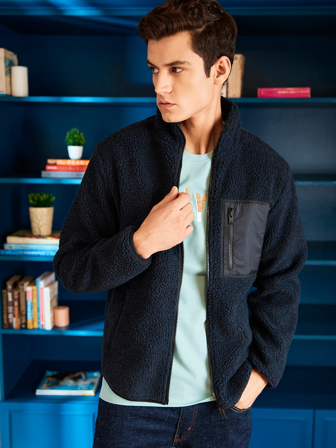 Buy SELECTED Men Black Tailored Jacket - Jackets for Men 13234558 | Myntra