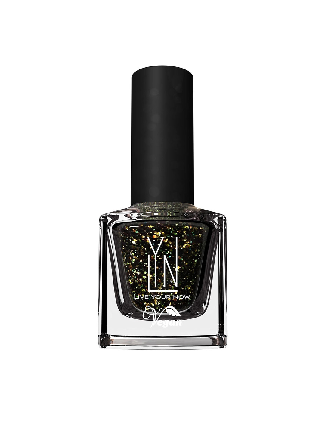 Buy LYN LIVE YOUR NOW Black Gold Lyn Nail Lacquer 8 Ml - Nail Polish ...