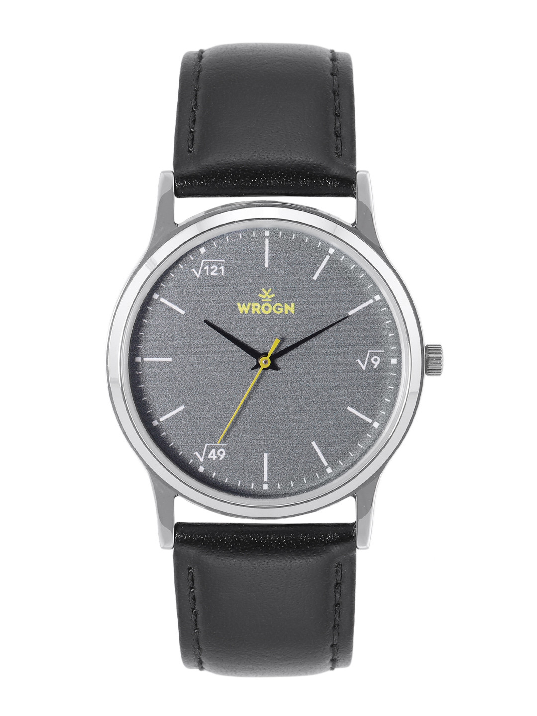 Buy WROGN Men Grey Solid Analogue Watch WRG00043B - Watches for Men ...