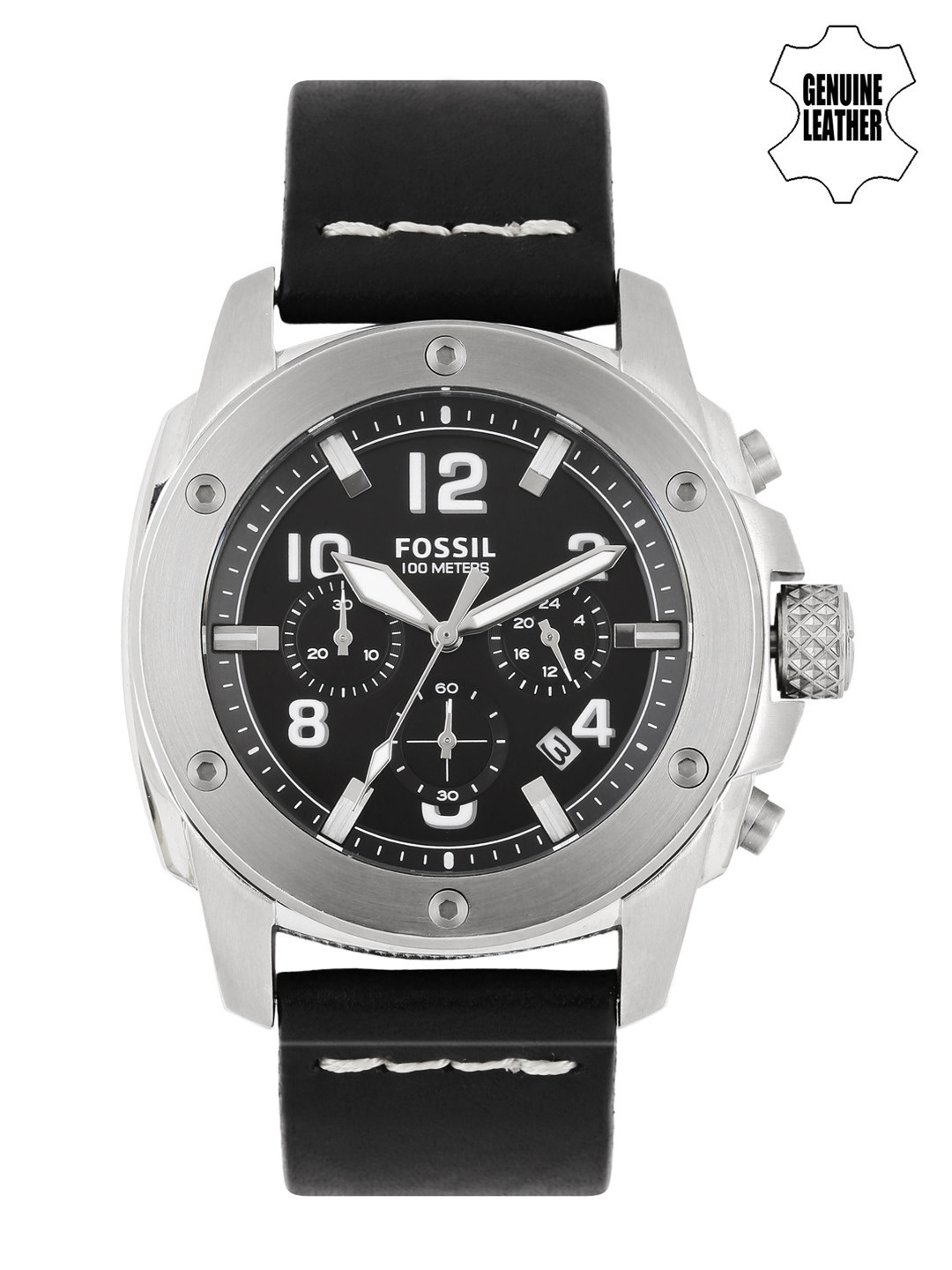 Buy Fossil Men Black Dial Chronograph Watch FS4928 - Watches for Men ...