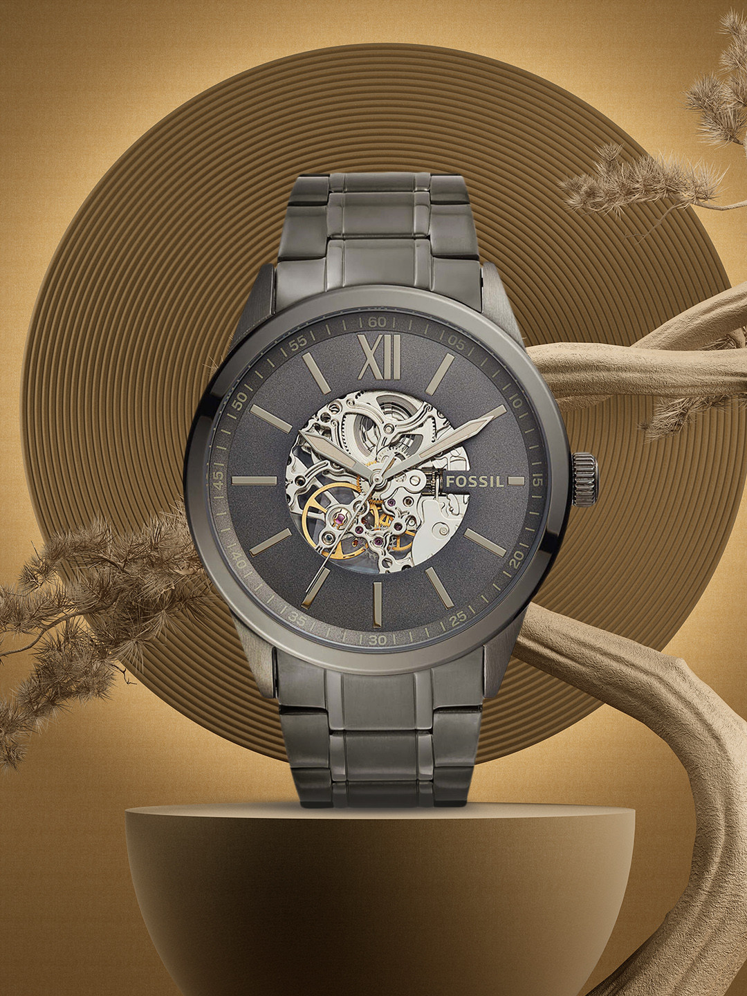 Buy Fossil Men Grey Analogue Watch - Watches for Men 13285252 | Myntra