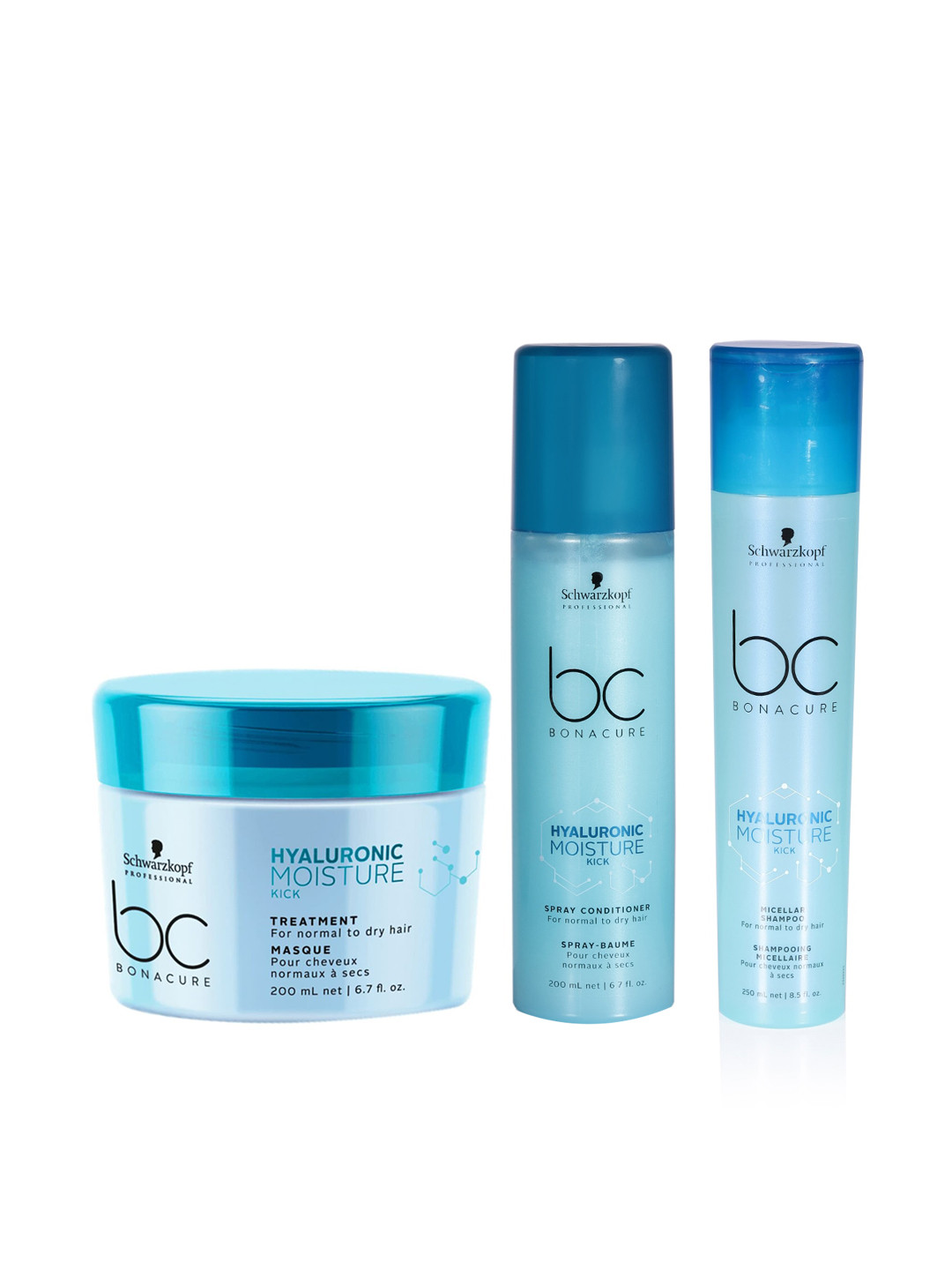 Buy Schwarzkopf PROFESSIONAL Unisex Set Of 3 Hair Care Kit - Hair Cream ...