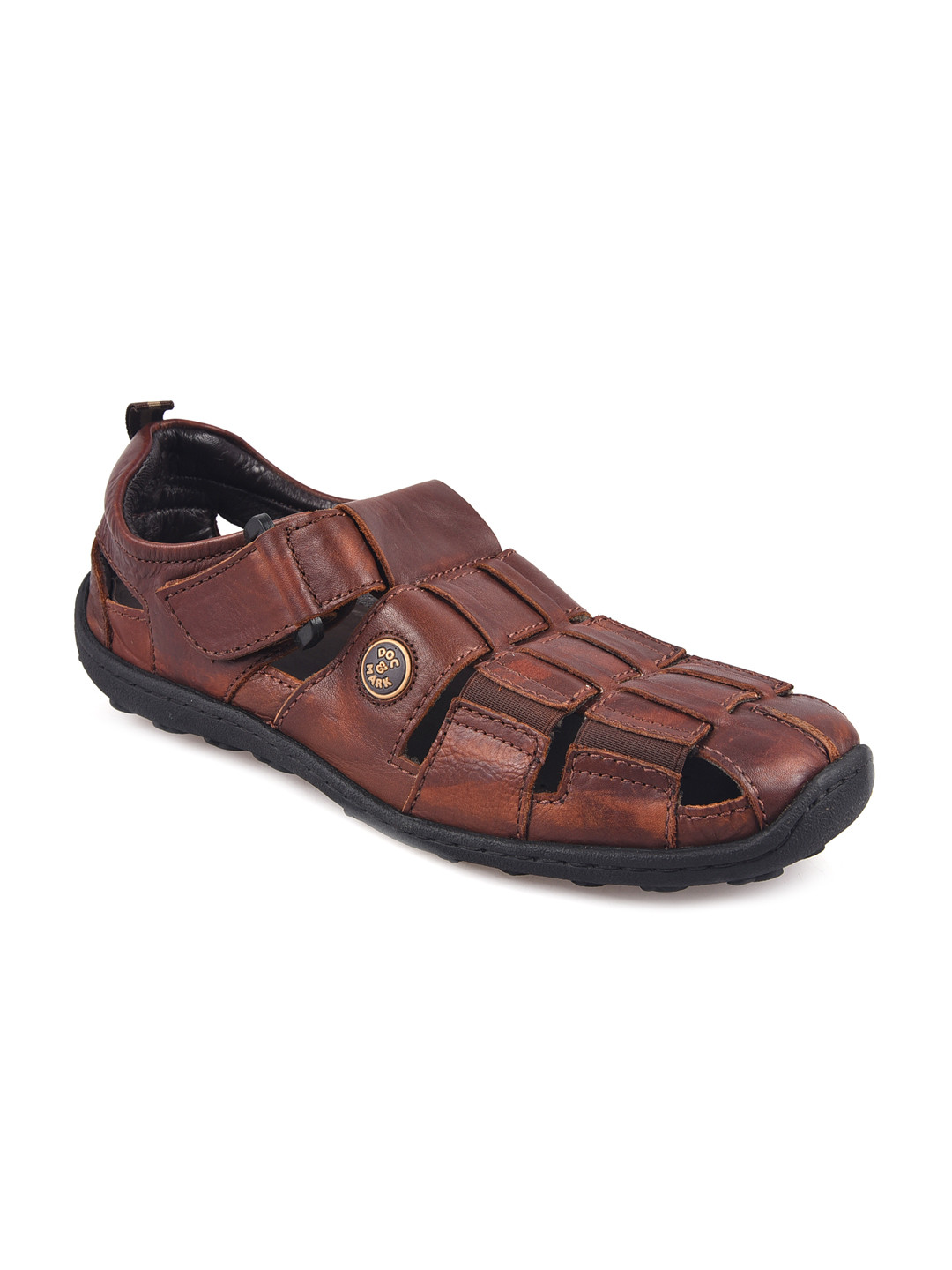 Buy Doc & Mark Men Brown Genuine Leather Casual Shoes - Casual Shoes ...
