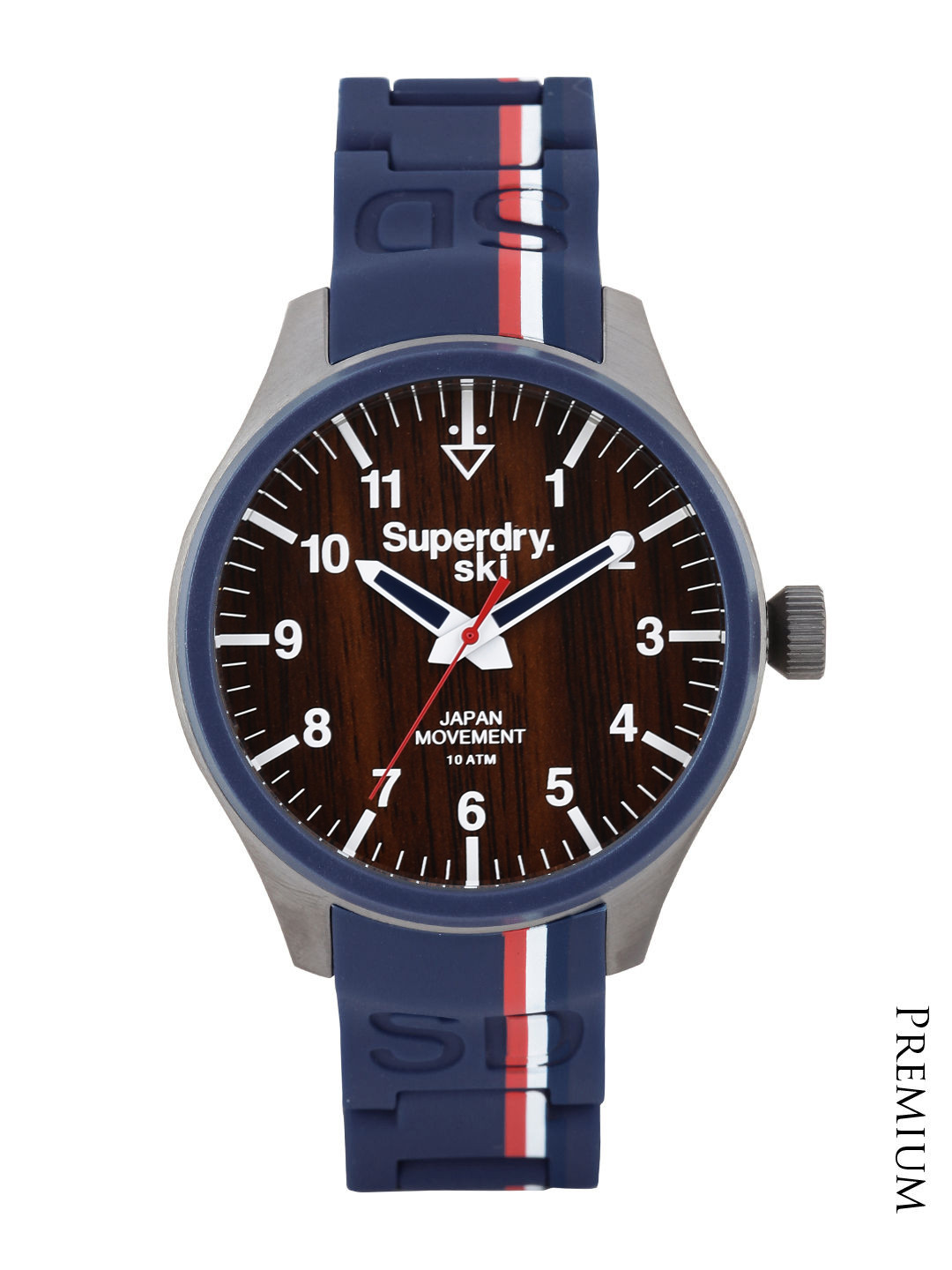 Buy Superdry Men Brown Dial Scuba Ski Watch SYG185U - Watches for Men ...