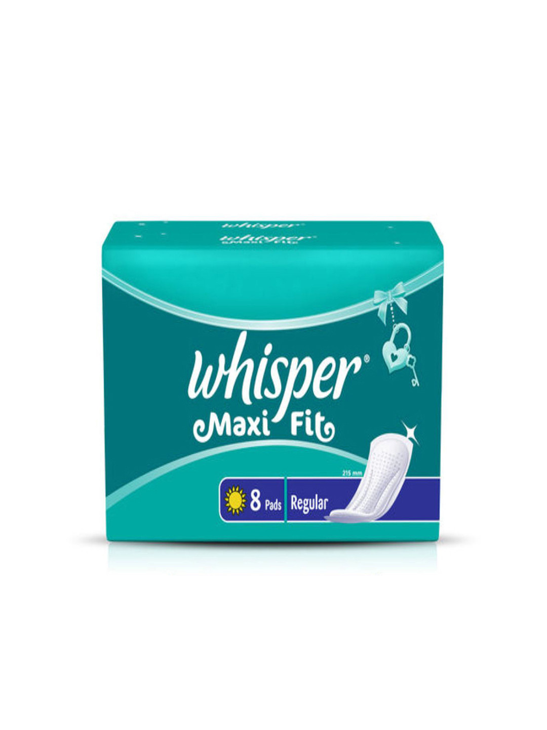 Buy Whisper Maxi Fit Sanitary Pad Regular 8 Pads - Sanitary Napkins for ...