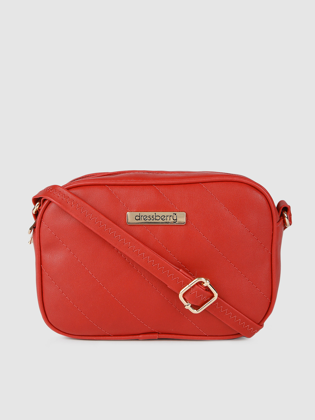 Buy DressBerry Women Red Solid Sling Bag - Handbags for Women 13350186 ...