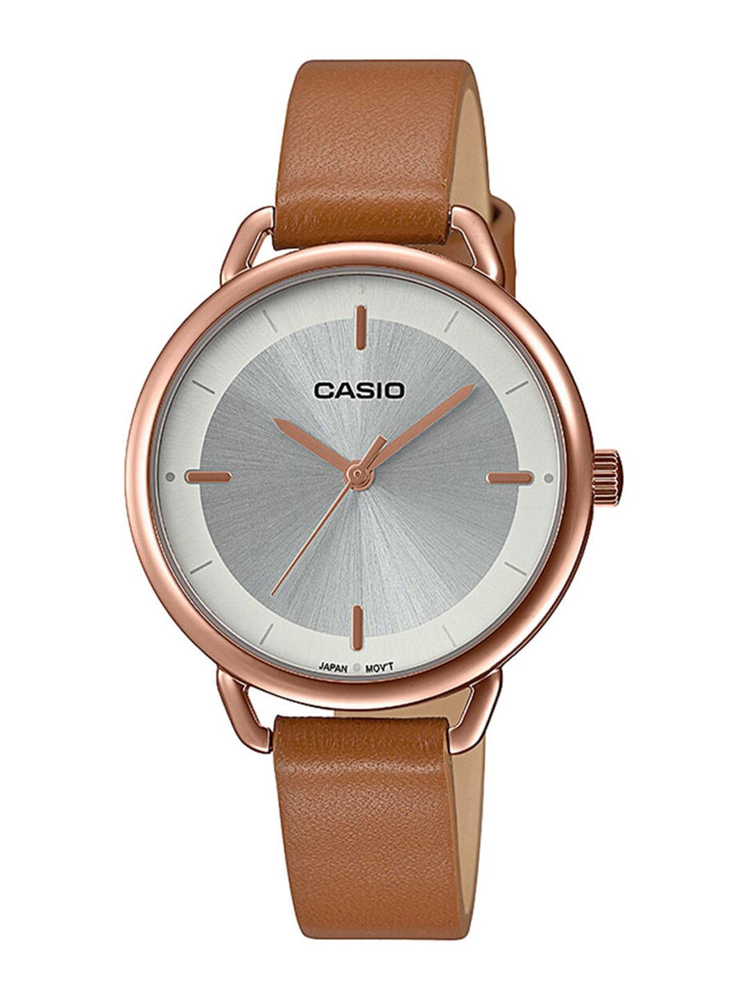 Buy CASIO Enticer Ladies Silver Toned Analogue Watch A1801 - Watches ...