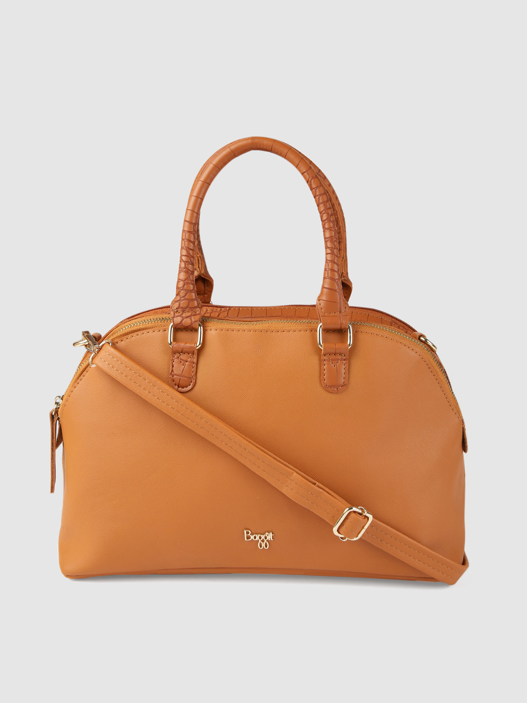 Buy Baggit Orange Solid Handheld Bag - Handbags for Women 13363714 | Myntra
