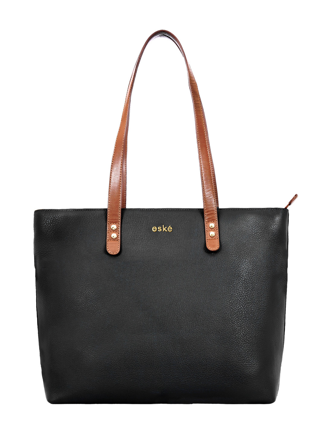 Buy Eske Black Solid Shoulder Leather Bag - Handbags for Women 13367928 ...