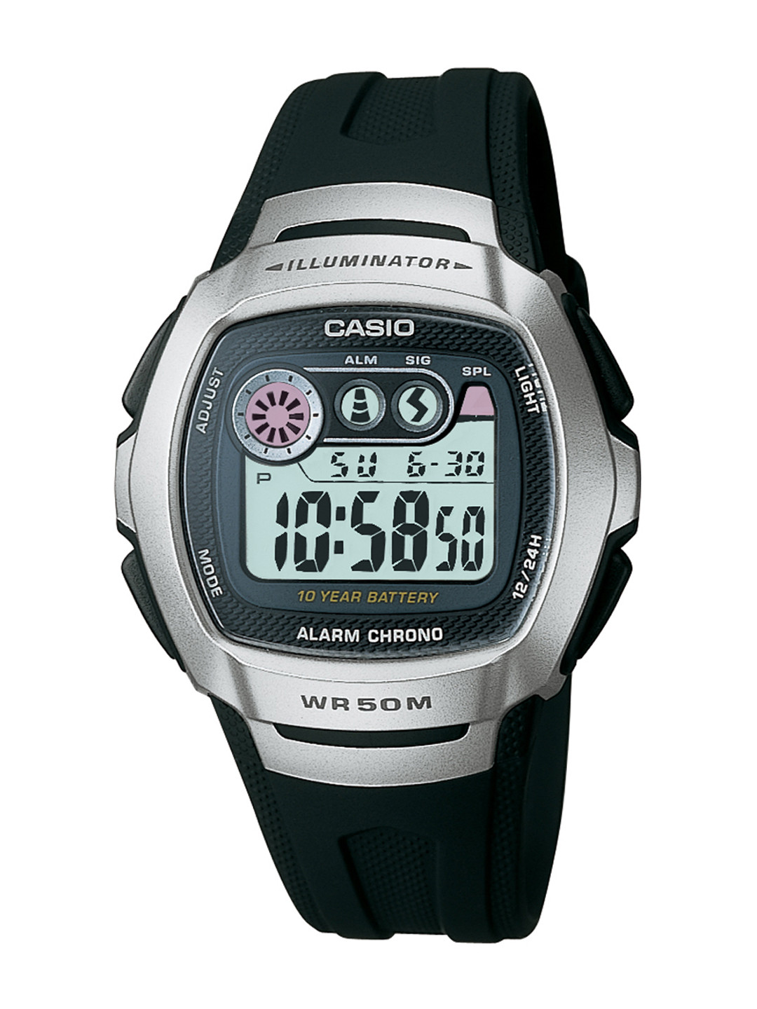 Buy CASIO Youth Series Men Black Dial Digital Watch W 210 1AVDF I063 ...