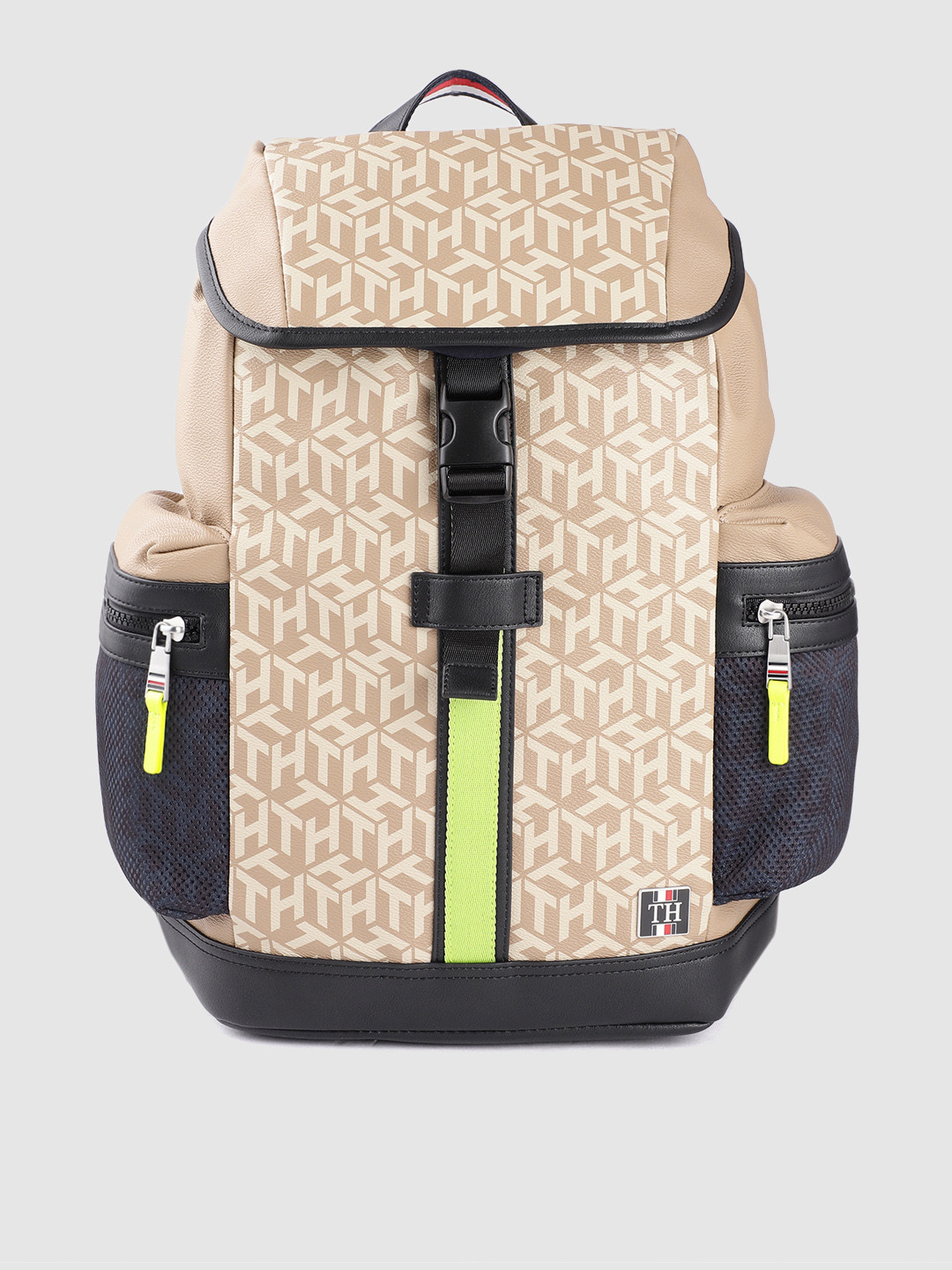 Buy Tommy Hilfiger Unisex Beige Brand Logo Print 16 Inch Laptop ...