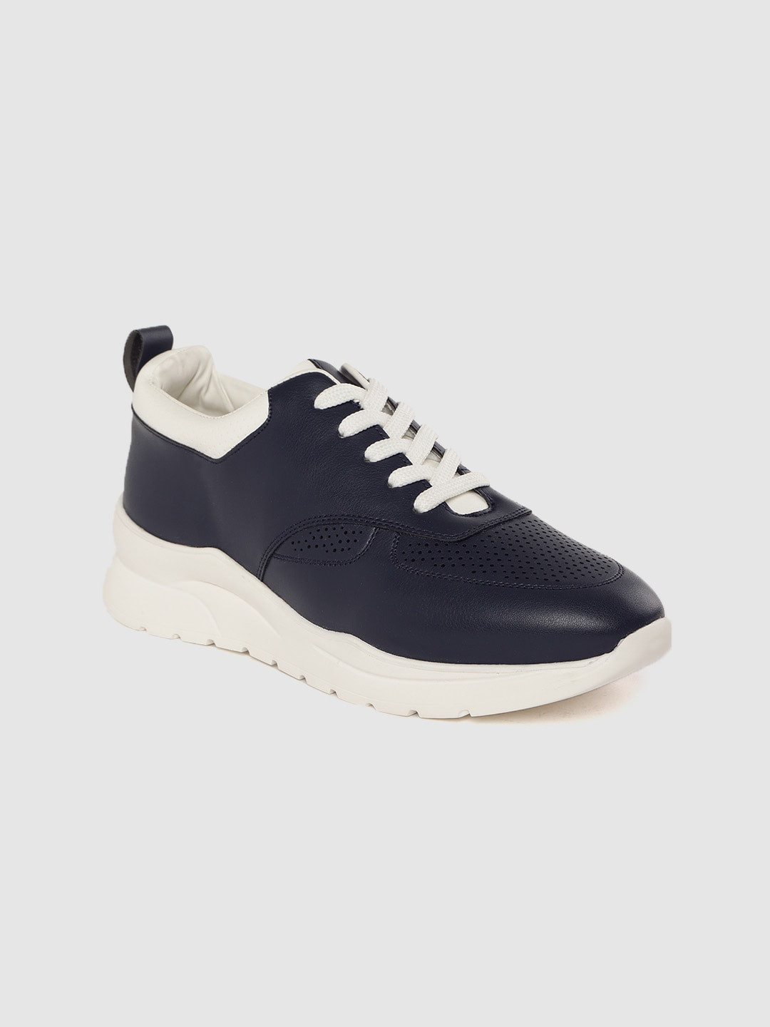 Buy The Roadster Lifestyle Co Women Navy Blue Solid Sneakers - Casual ...