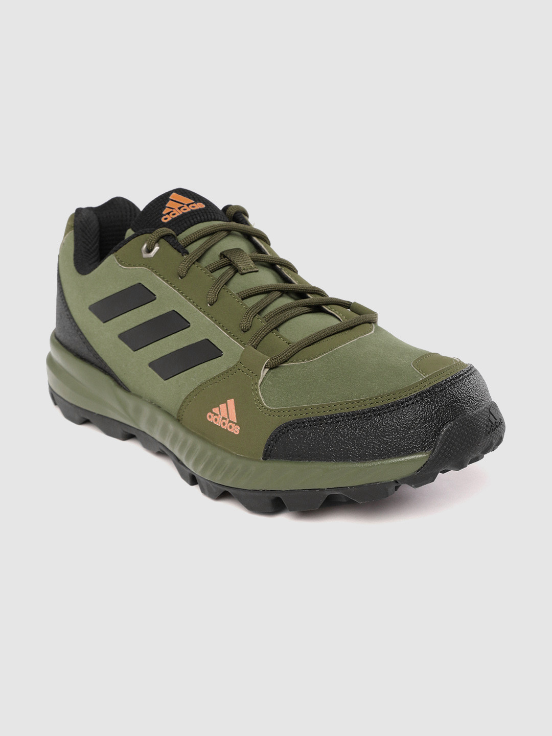 Buy ADIDAS Men Olive Green Solid Rigket Trekking Shoes - Sports Shoes ...