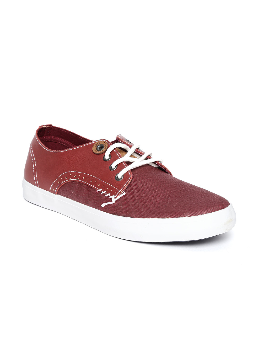 Buy ALCOTT Men Maroon Sneakers - Casual Shoes for Men 1347748 | Myntra