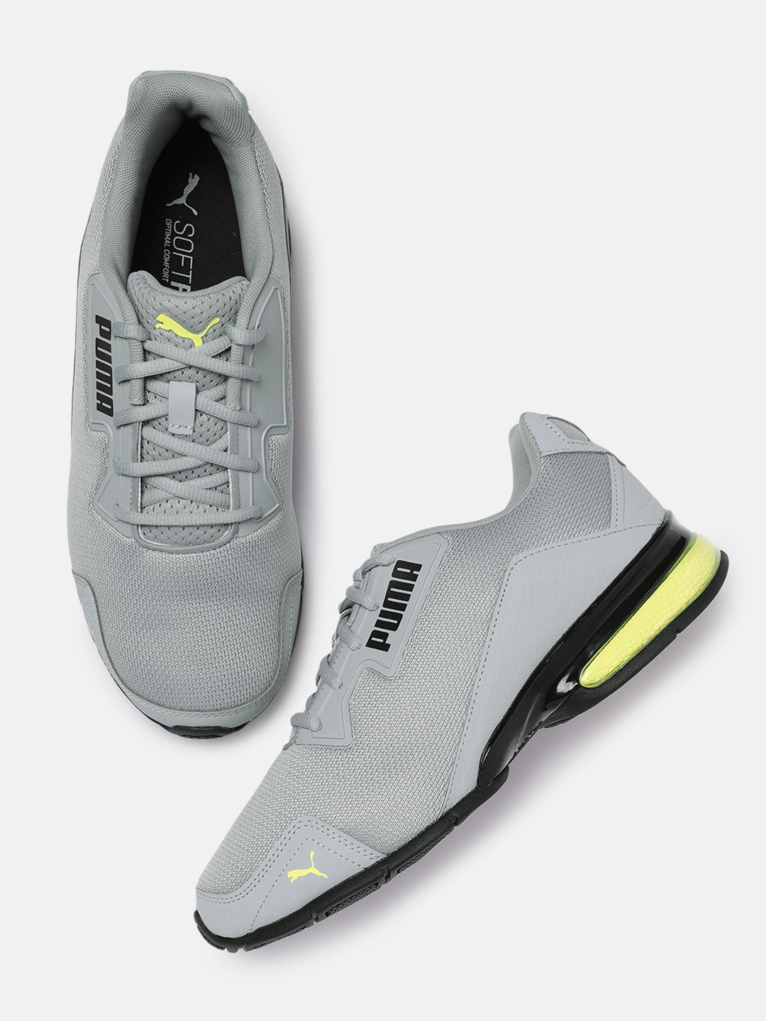 Buy Puma Unisex Grey Leader VT Tech Running Shoes - Sports Shoes for ...