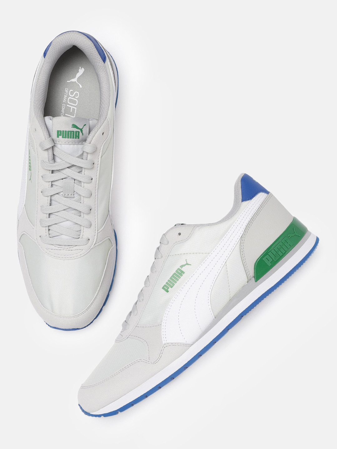 Buy Puma Unisex Grey Solid ST Runner Sneakers - Casual Shoes for Unisex ...