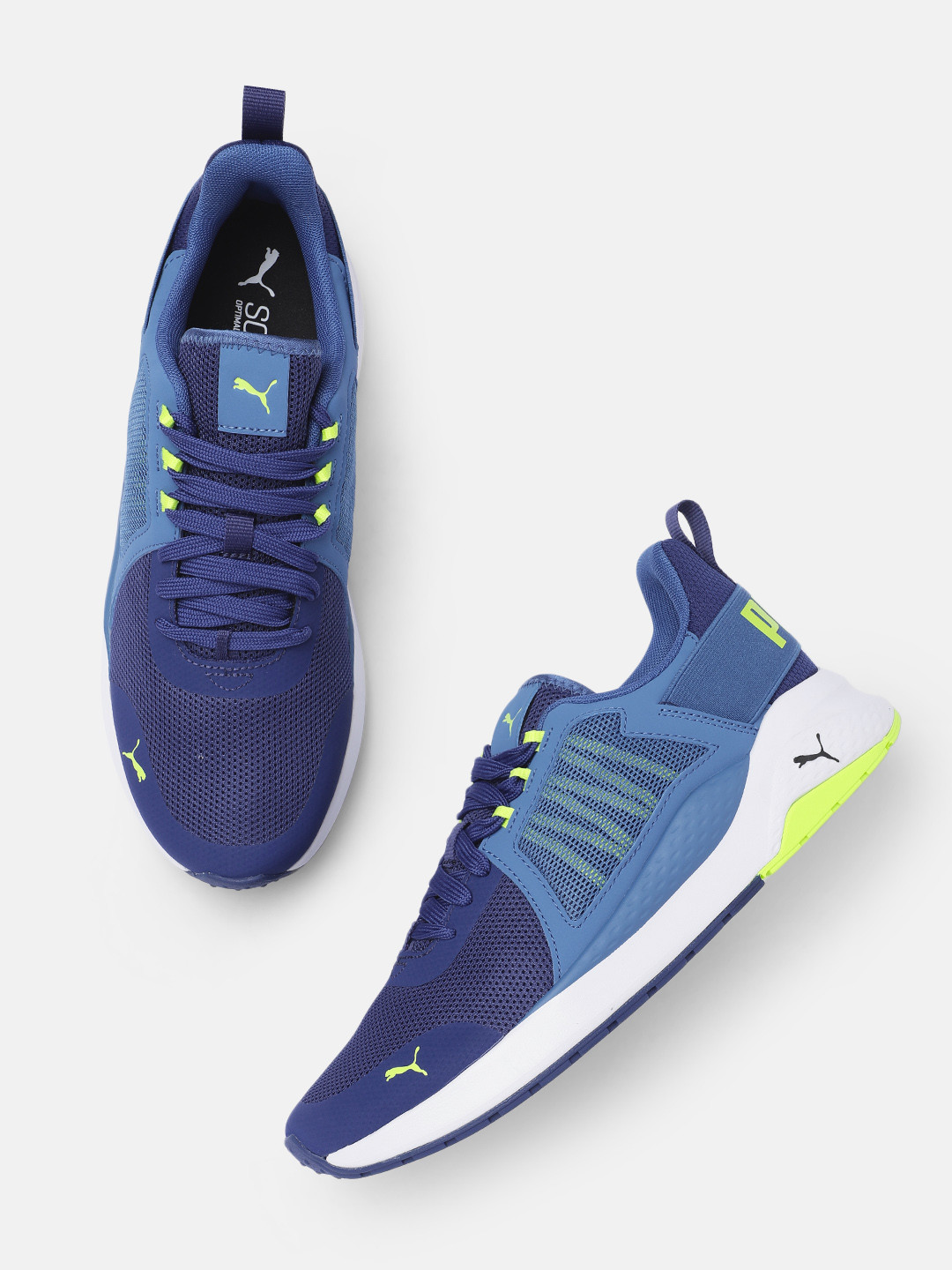 Buy Puma Unisex Blue Solid Anzarun Sneakers - Casual Shoes for Unisex ...