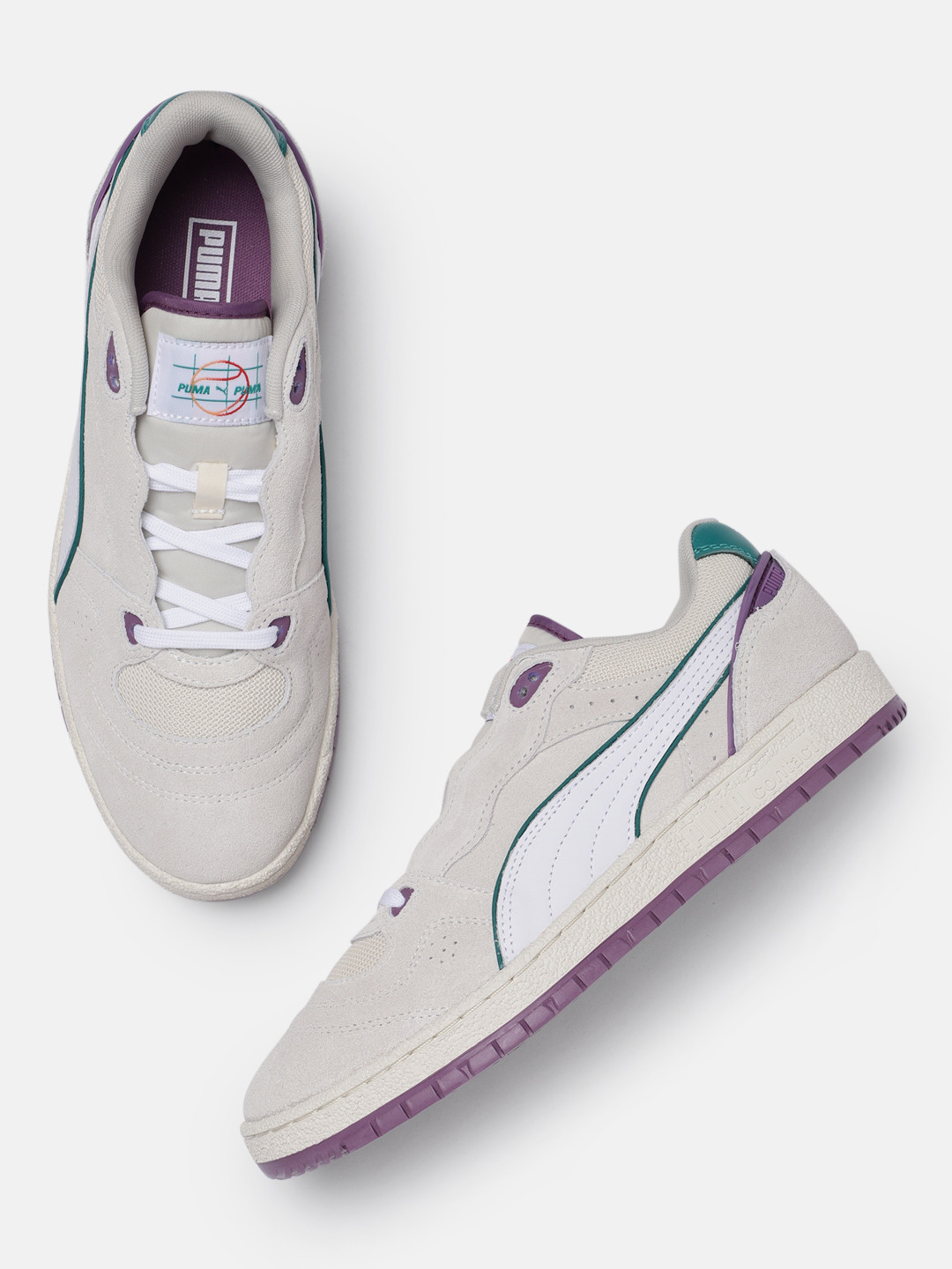 Buy PUMA X PUMA Unisex White Ralph Sampson 70 Suede Sneakers - Casual ...