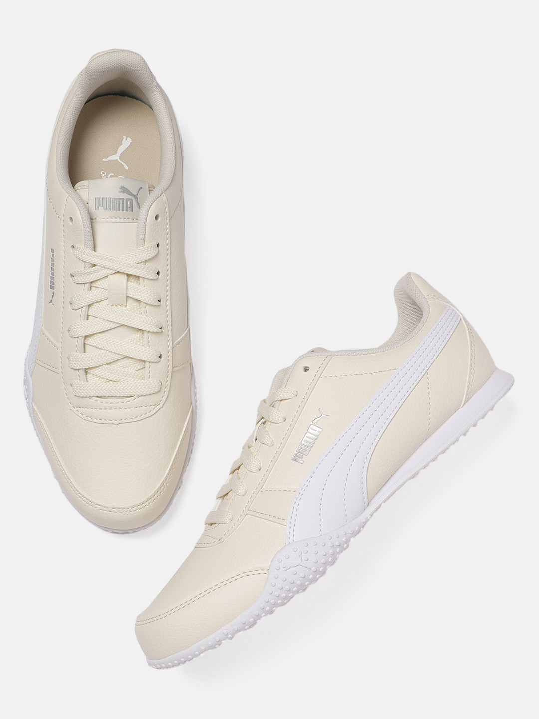 Buy Puma Women Cream Coloured Bella Solid Sneakers - Casual Shoes for ...