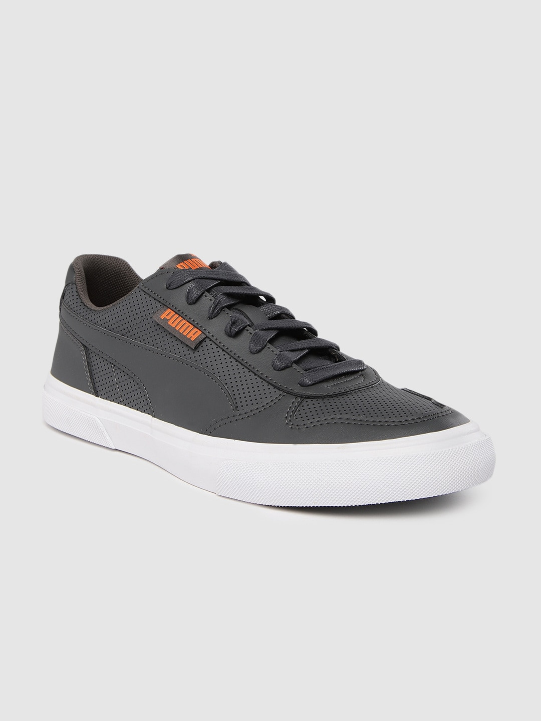 Buy Puma Men Grey Solid Trinity Sneakers - Casual Shoes for Men ...