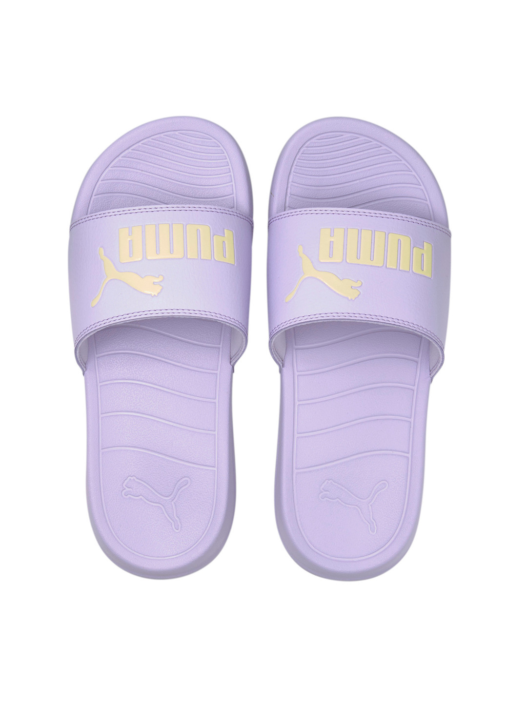 Buy Puma Unisex Lavender Printed Popcat 20 Sliders - Flip Flops for ...