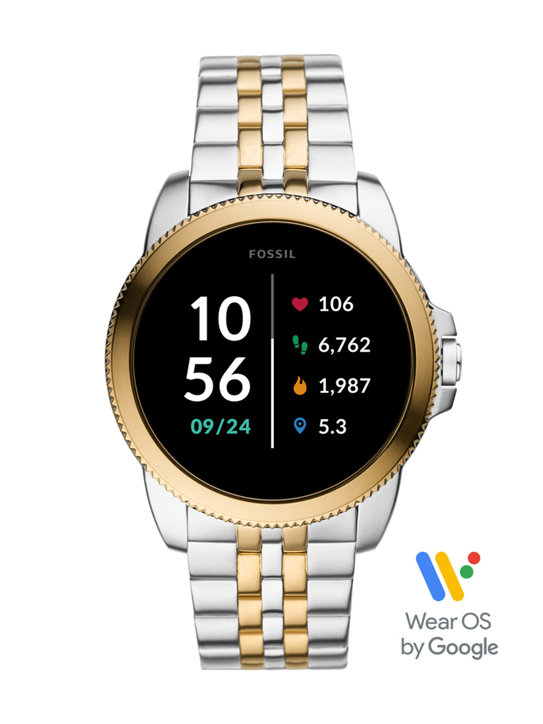 Buy Fossil Men Black Gen 5E Smart Watch FTW4051 - Smart Watches for Men ...