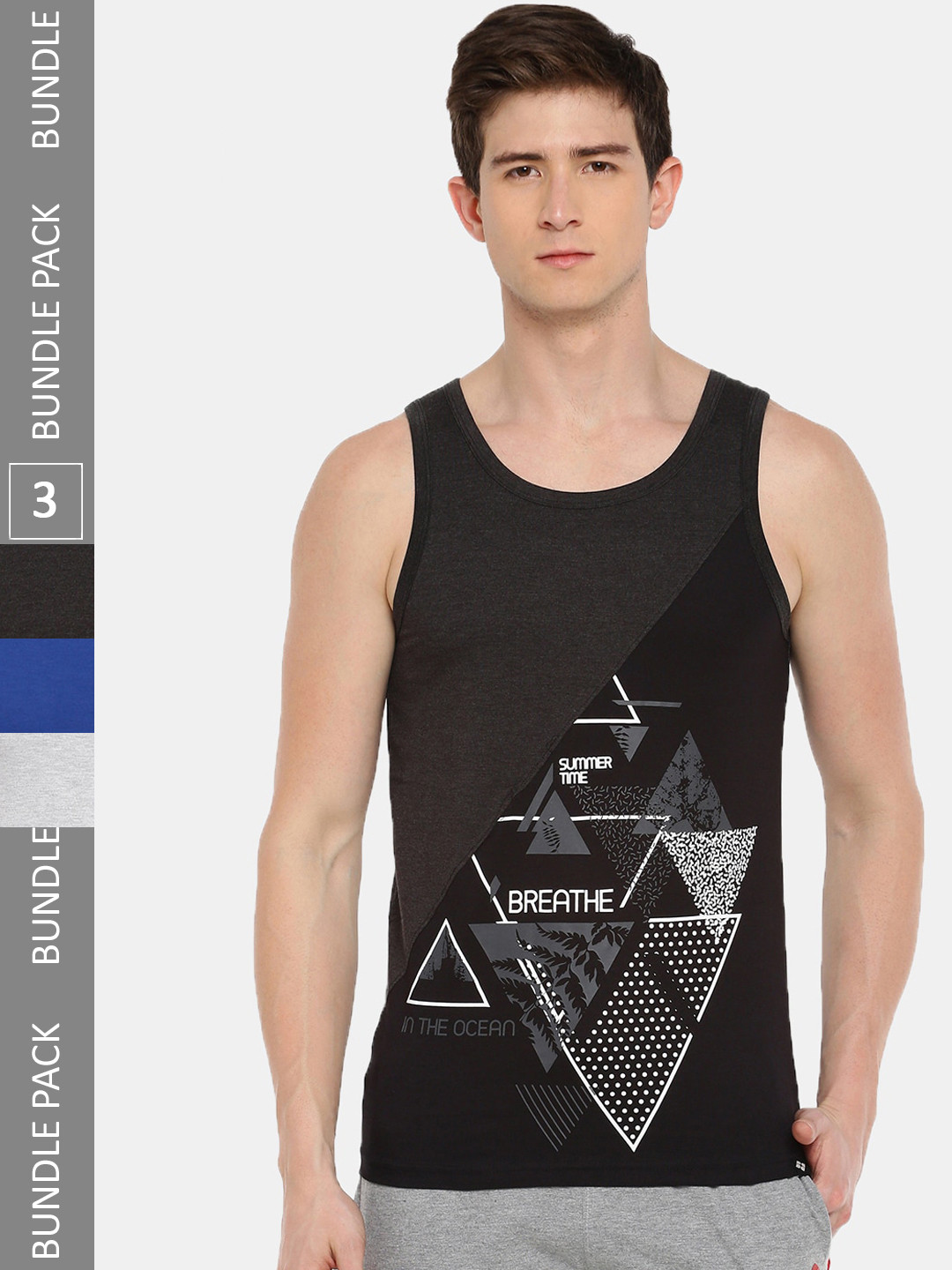 Buy Dollar Men Pack Of 3 Innerwear Vests - Innerwear Vests for Men ...